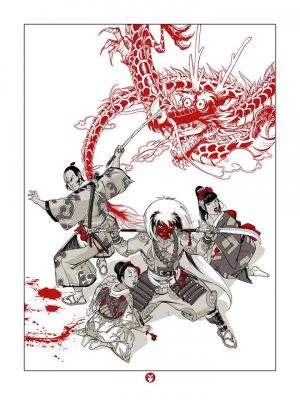 Okko ; Sérigraphie numérotée et signée à 100 exemplaires en 50x70 cm ...