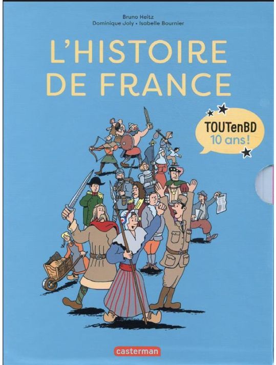 Coffret l'histoire de France en BD