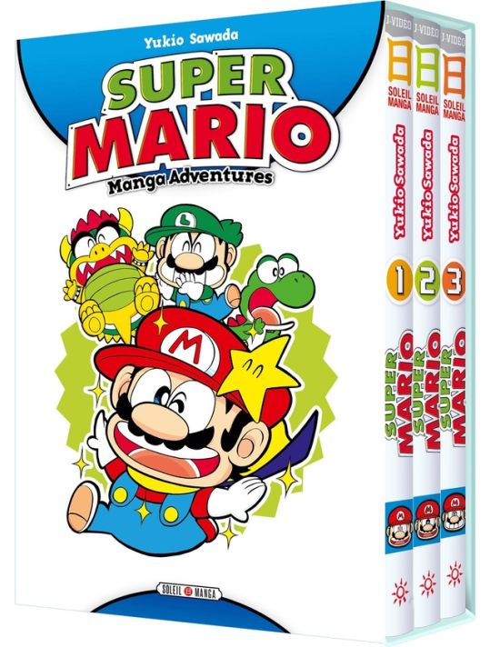 Super Mario manga adventures coffret tome 1 à 3