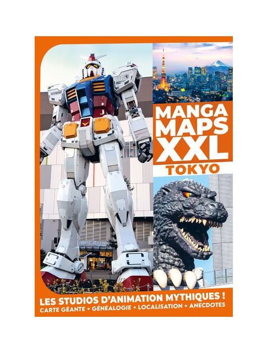 manga maps XXL Tokyo : les studios d'animation mythiques