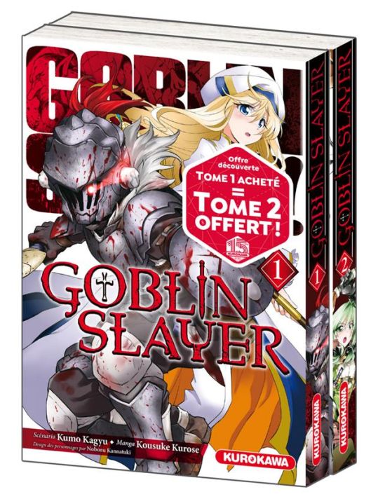 Goblin slayer pack tome 1 et 2