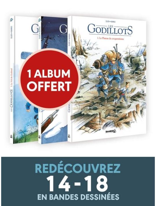 Les godillots pack promo tome 1 à 3