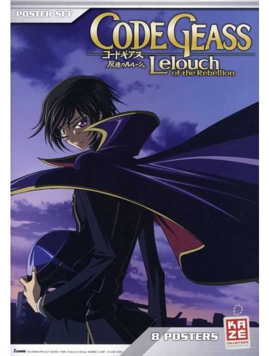 code geass ; poster set ; lelouch of the rebellion de Clamp