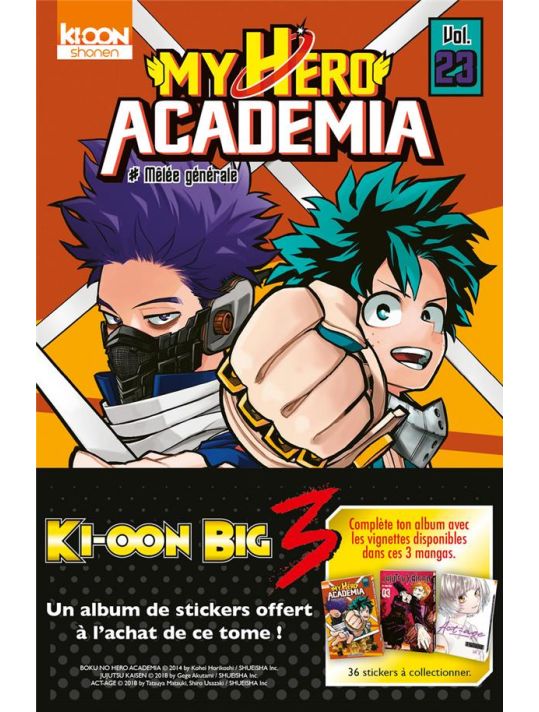 My hero academia Op Big 3 tome 23