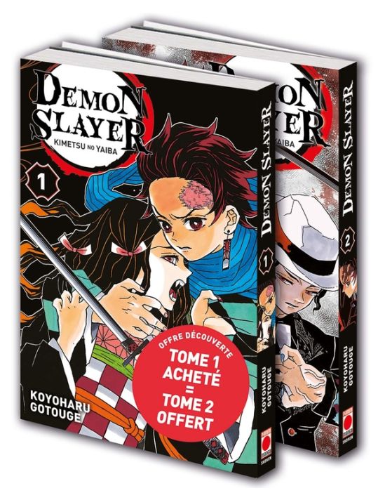 Demon slayer pack découverte tome 1 et 2