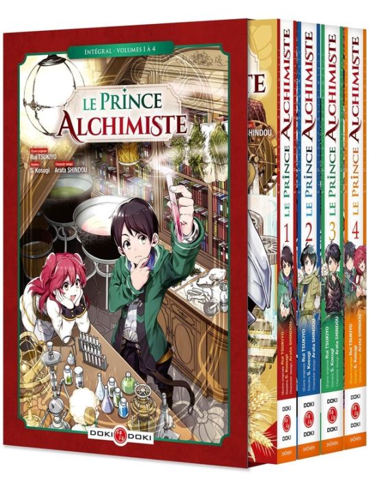 Le prince alchimiste coffret tome 1 à 4